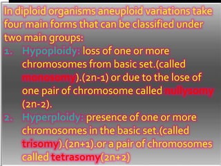 MUTATION,CHROMOSOMAL MUTATION &GENE MUTATION | PPTX