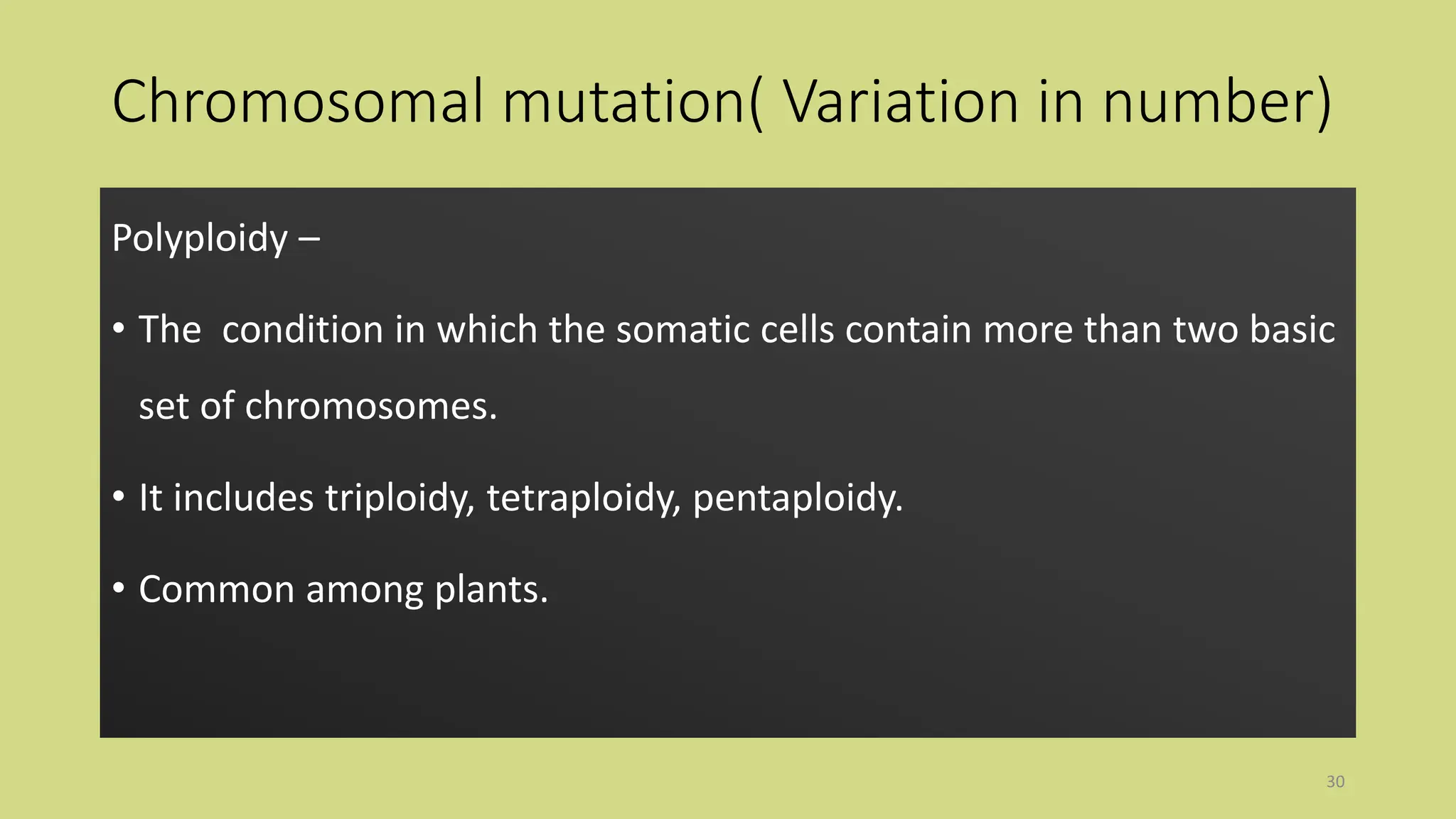 Mutation : types and features........... | PPTX