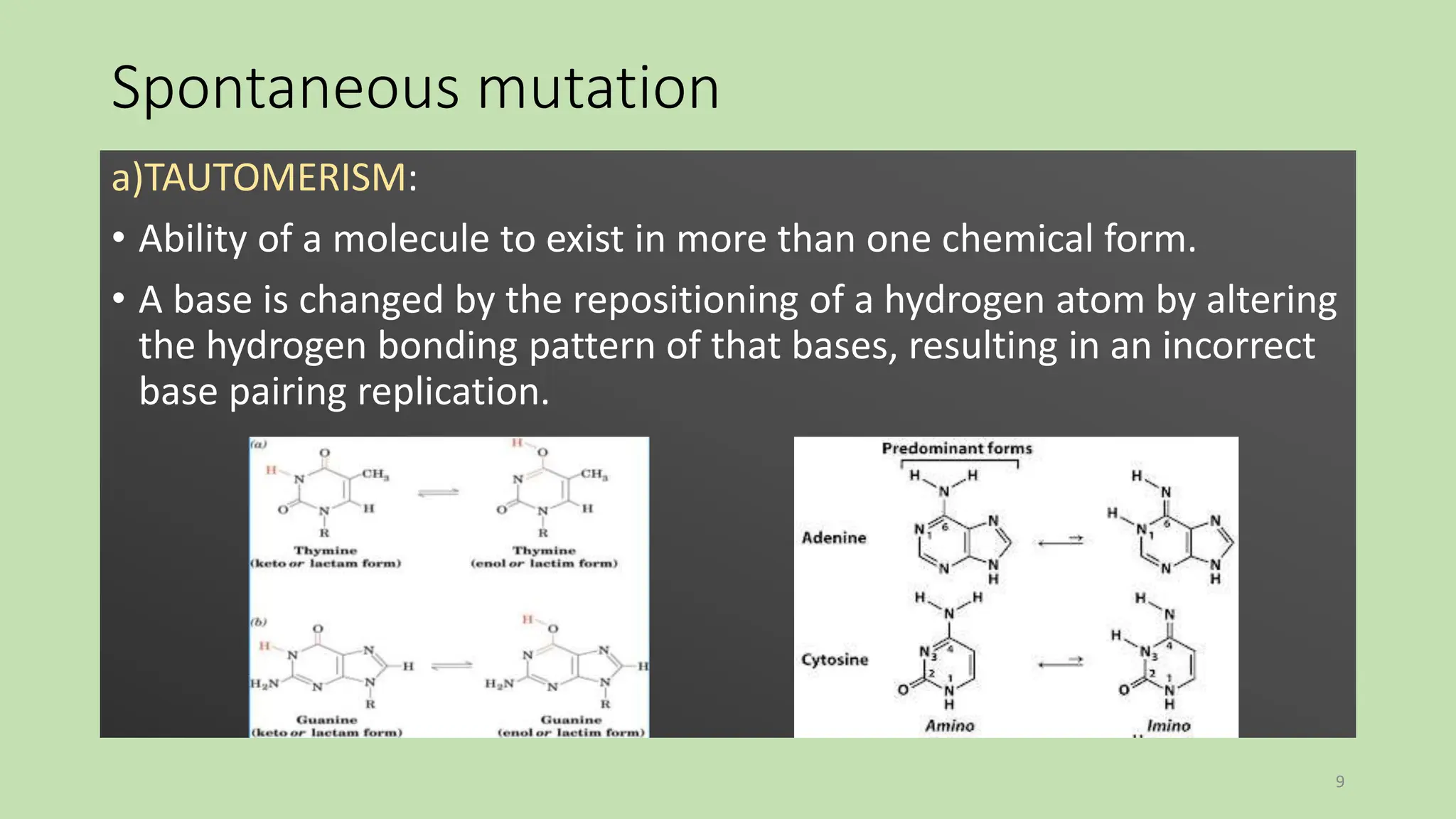 Mutation : types and features........... | PPTX