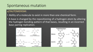 Mutation : types and features........... | PPTX