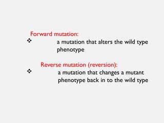 mutation-causes,types ,mechanism and uses | PPTX