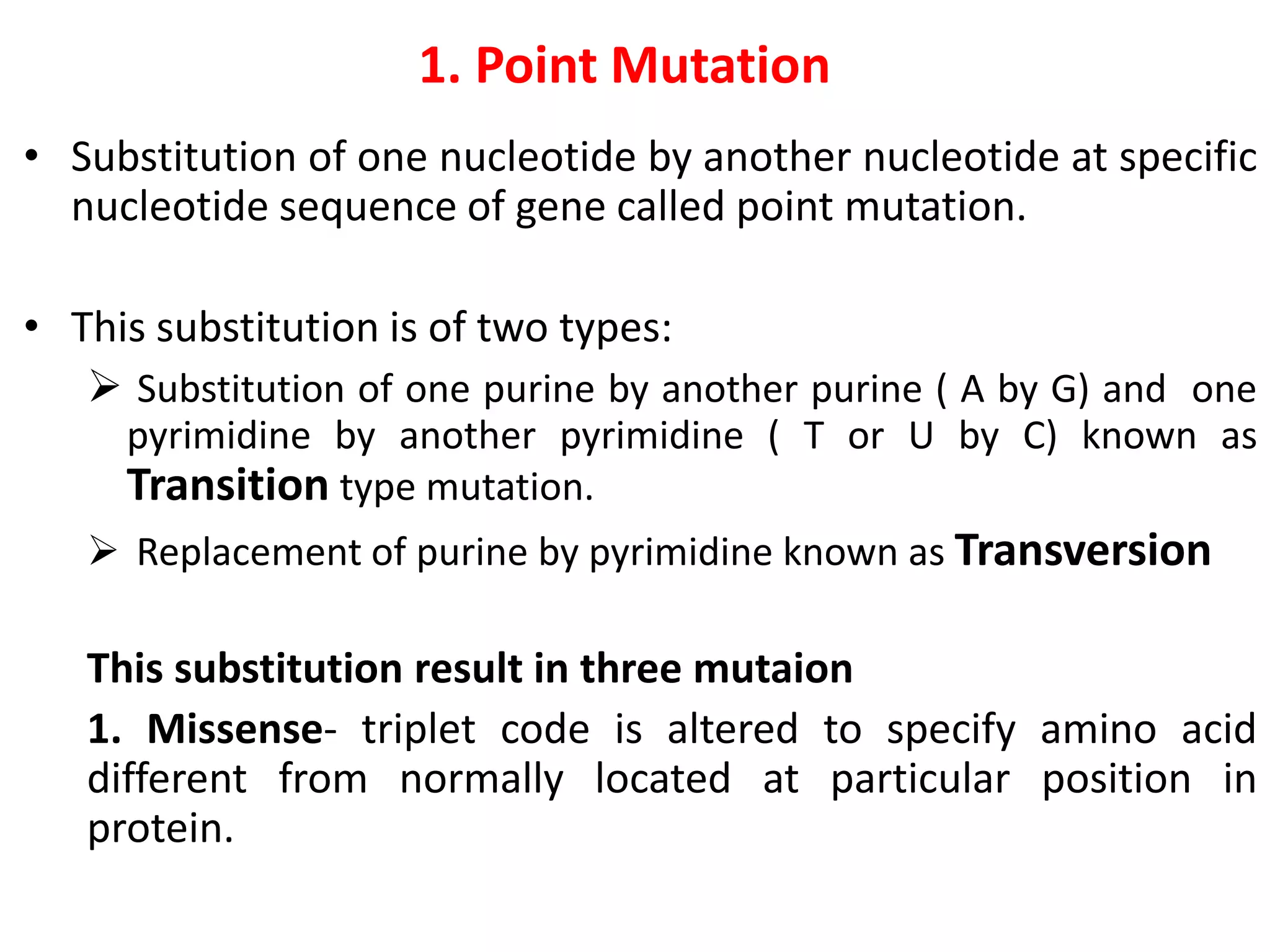Mutation | PDF