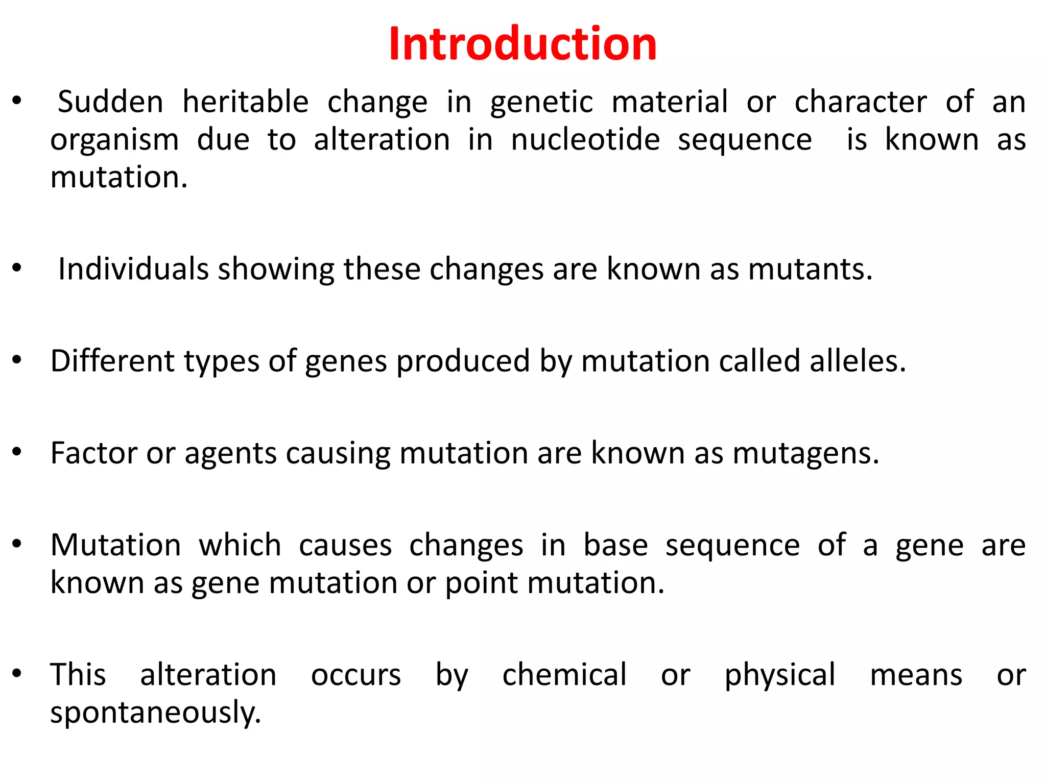 Mutation | PDF