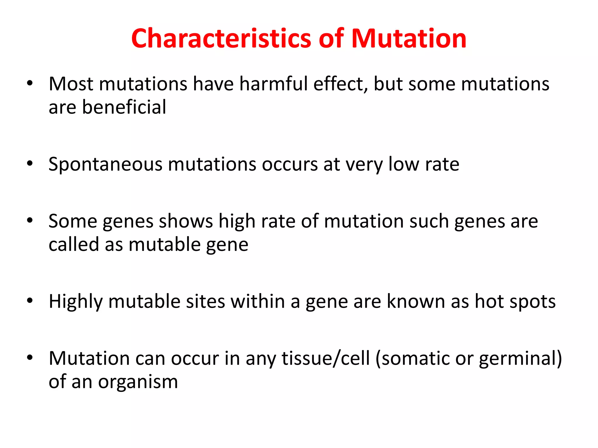 Mutation | PDF