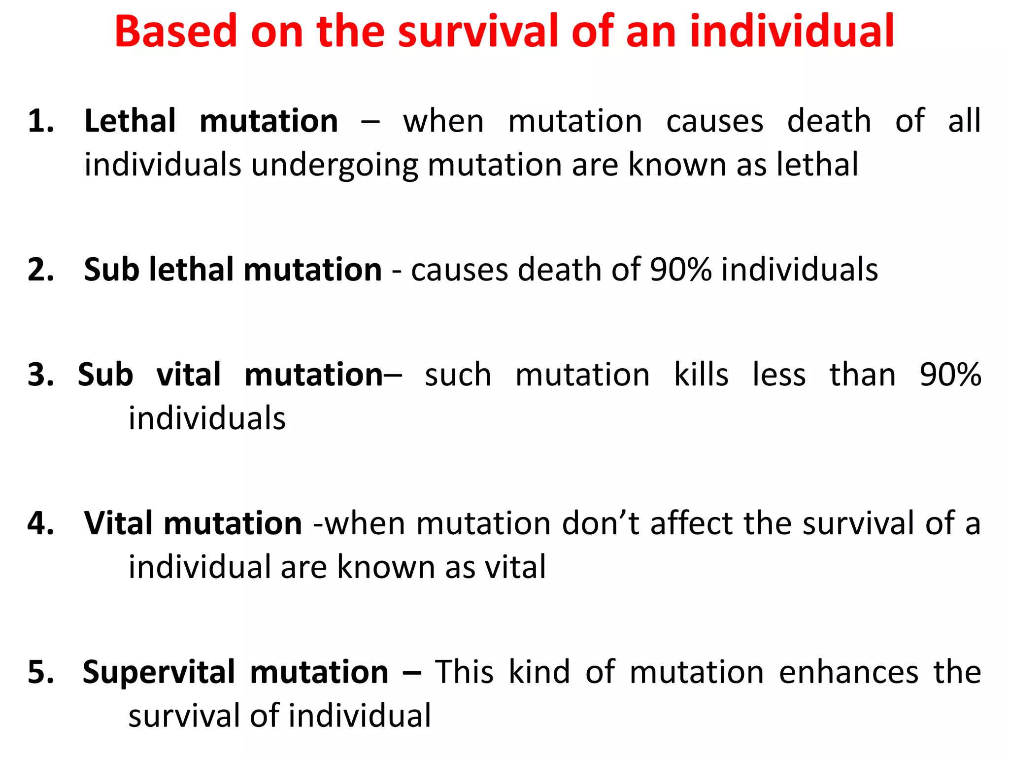 Mutation | PDF