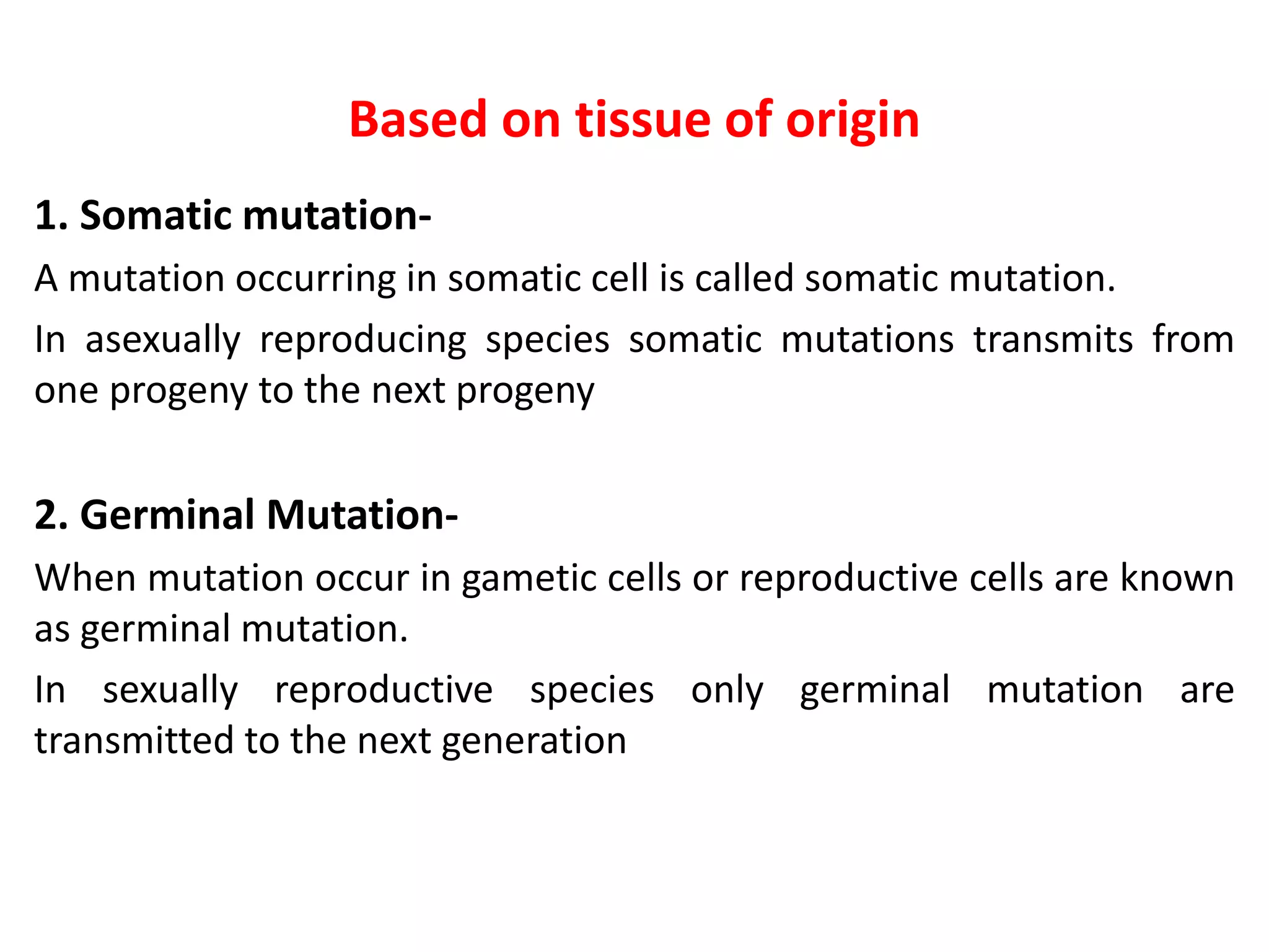 Mutation | PDF