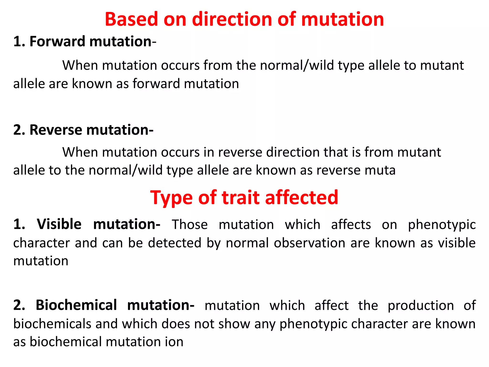 Mutation | PDF
