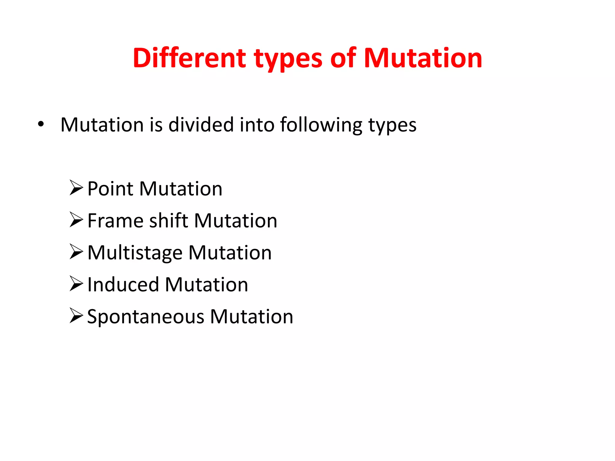 Mutation | PDF