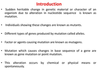 Mutation | PDF