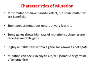 Mutation | PDF