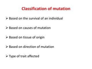 Mutation | PDF