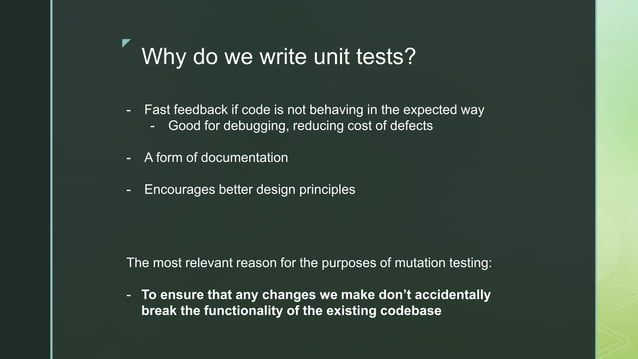 Mutation Testing: Testing your tests | PPTX