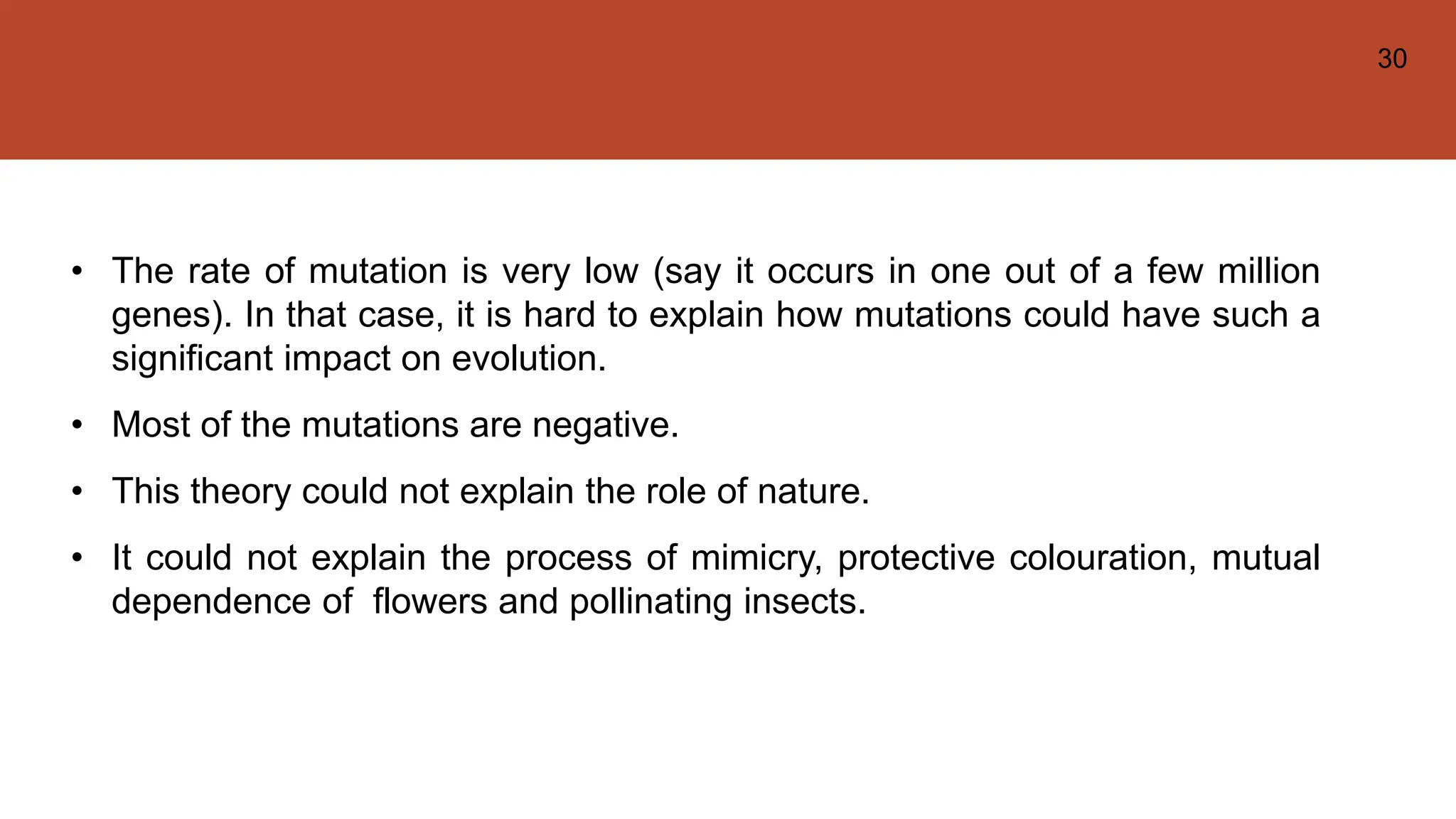 mutation and its evolutionary significance | PPTX