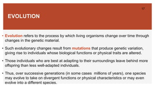 mutation and its evolutionary significance | PPTX