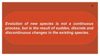 mutation and its evolutionary significance | PPTX