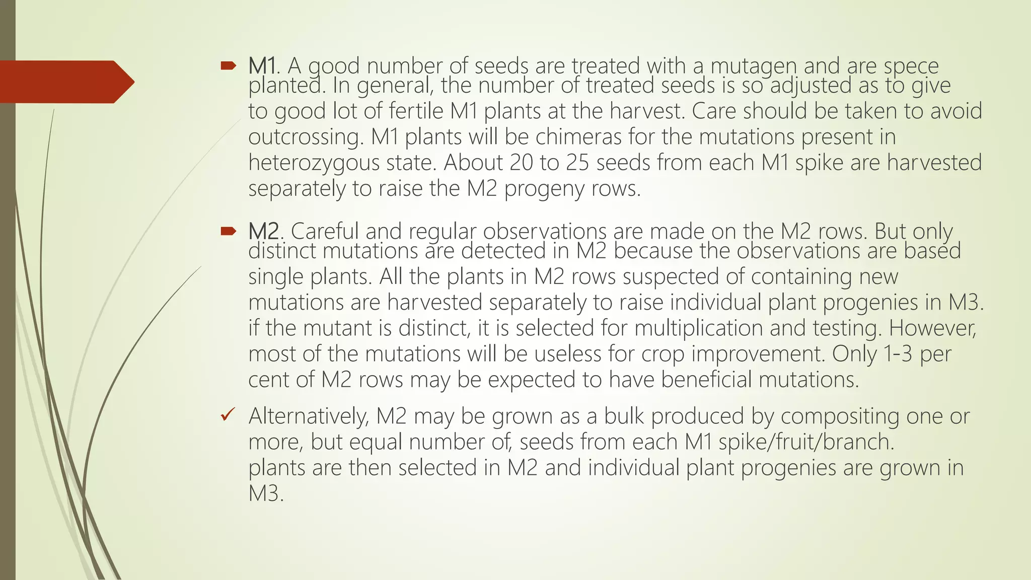 Mutation and its role in Crop Improvement | PPTX