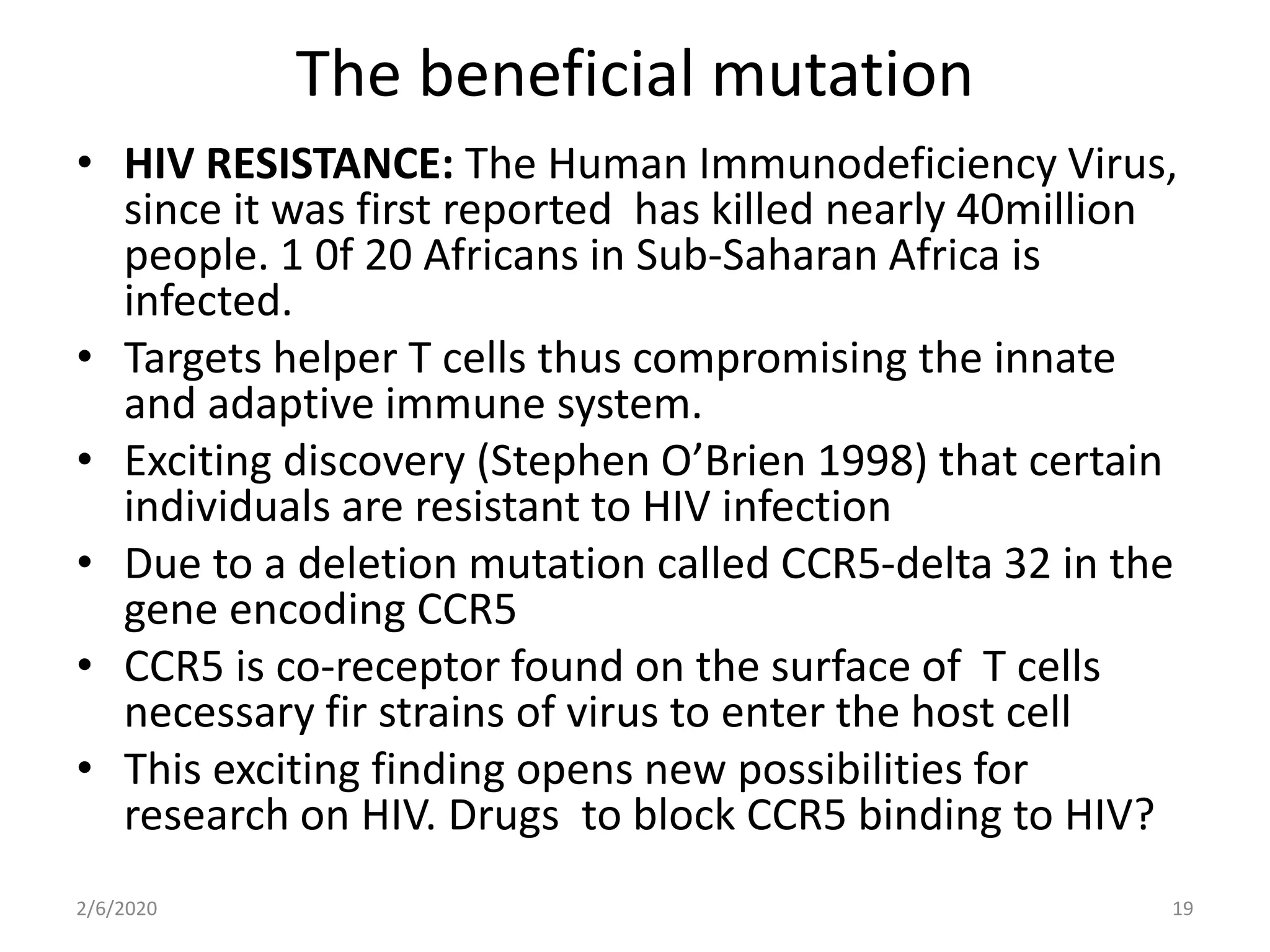Mutation and mutagens | PPTX