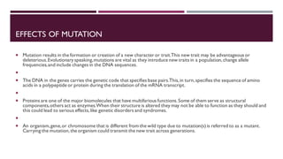 mutation and polyploidy and hybridization by D. Divyabharathi (U21BP014 ...