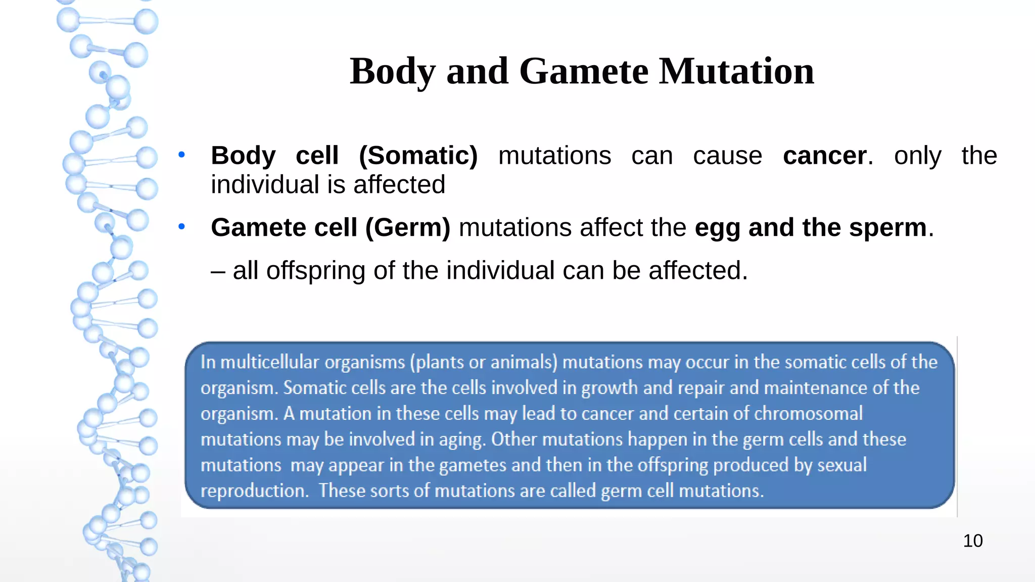 Mutation and Assay of Mutagenesis | PPT