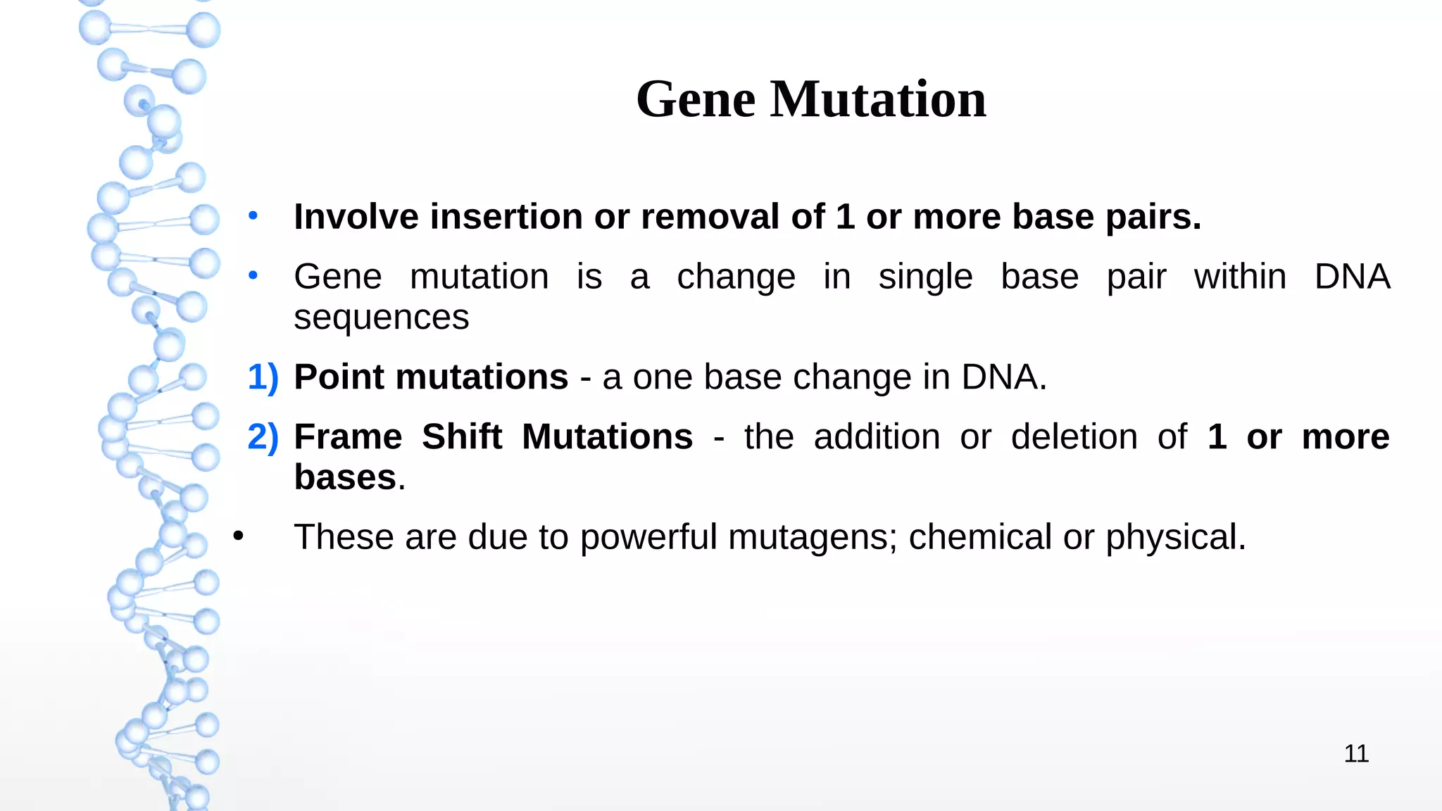 Mutation And Assay Of Mutagenesis Ppt