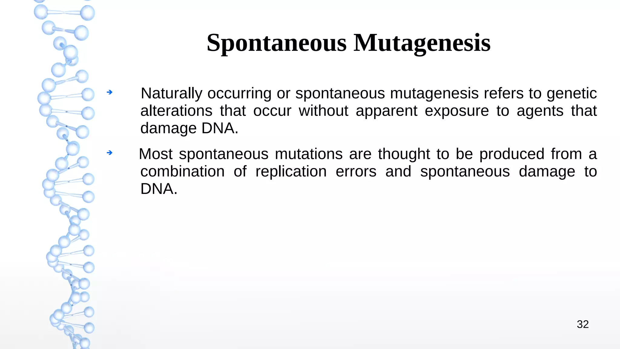 Mutation And Assay Of Mutagenesis Ppt