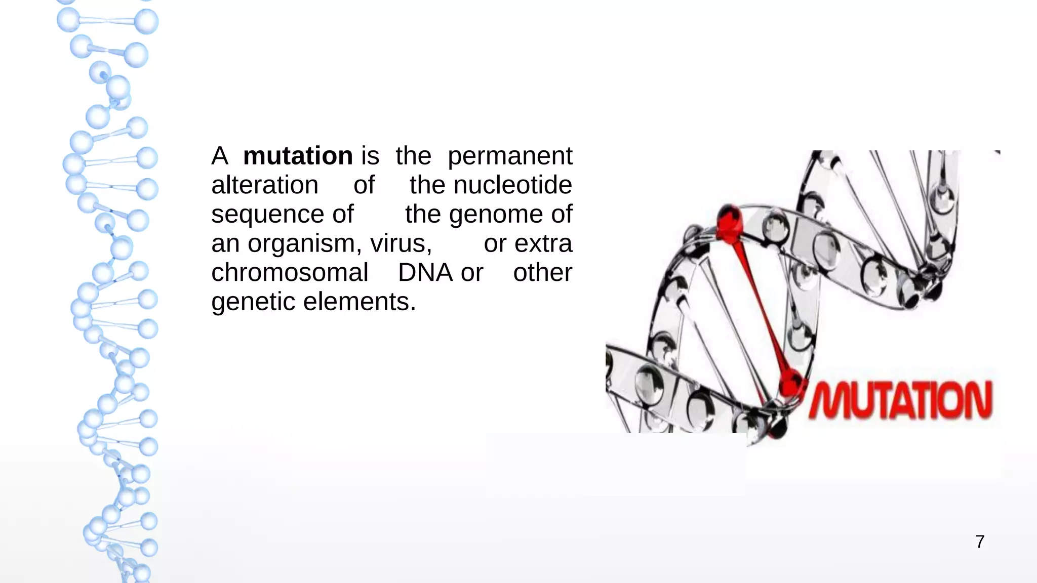 Mutation And Assay Of Mutagenesis Ppt