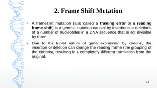 Mutation and Assay of Mutagenesis | PDF
