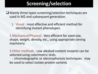 Mutation breeding | PPTX