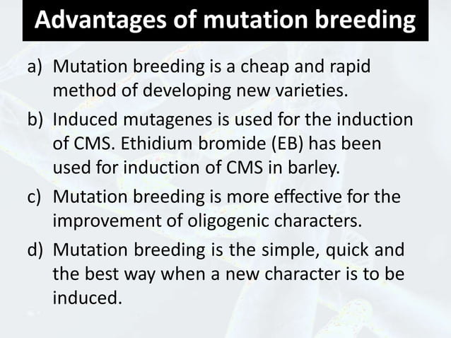 Mutation breeding | PPT