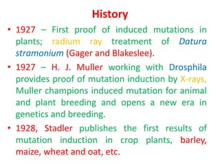 Mutation breeding | PPT