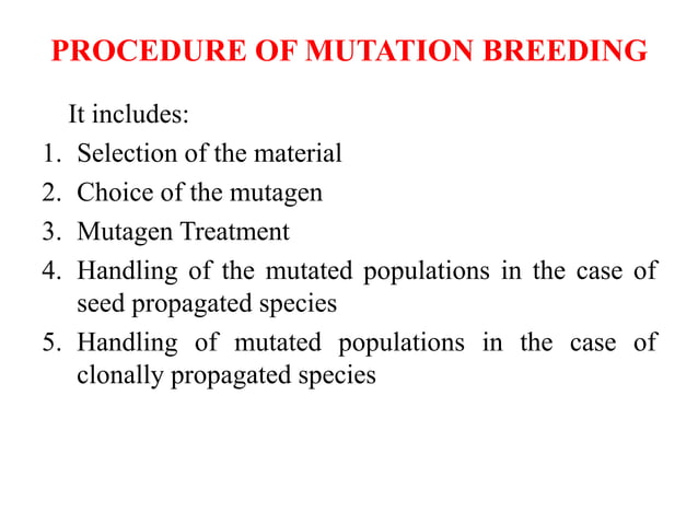Mutation breeding in flower crops | PPTX | Gardening | Home & Garden