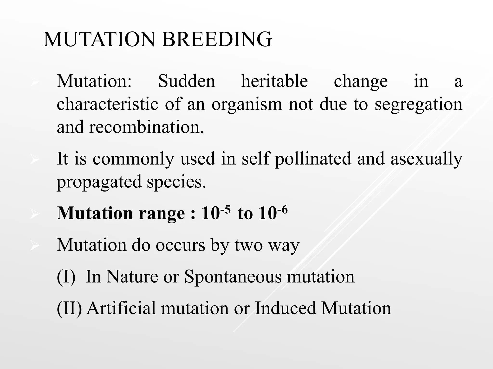 Mutation breeding | PPT