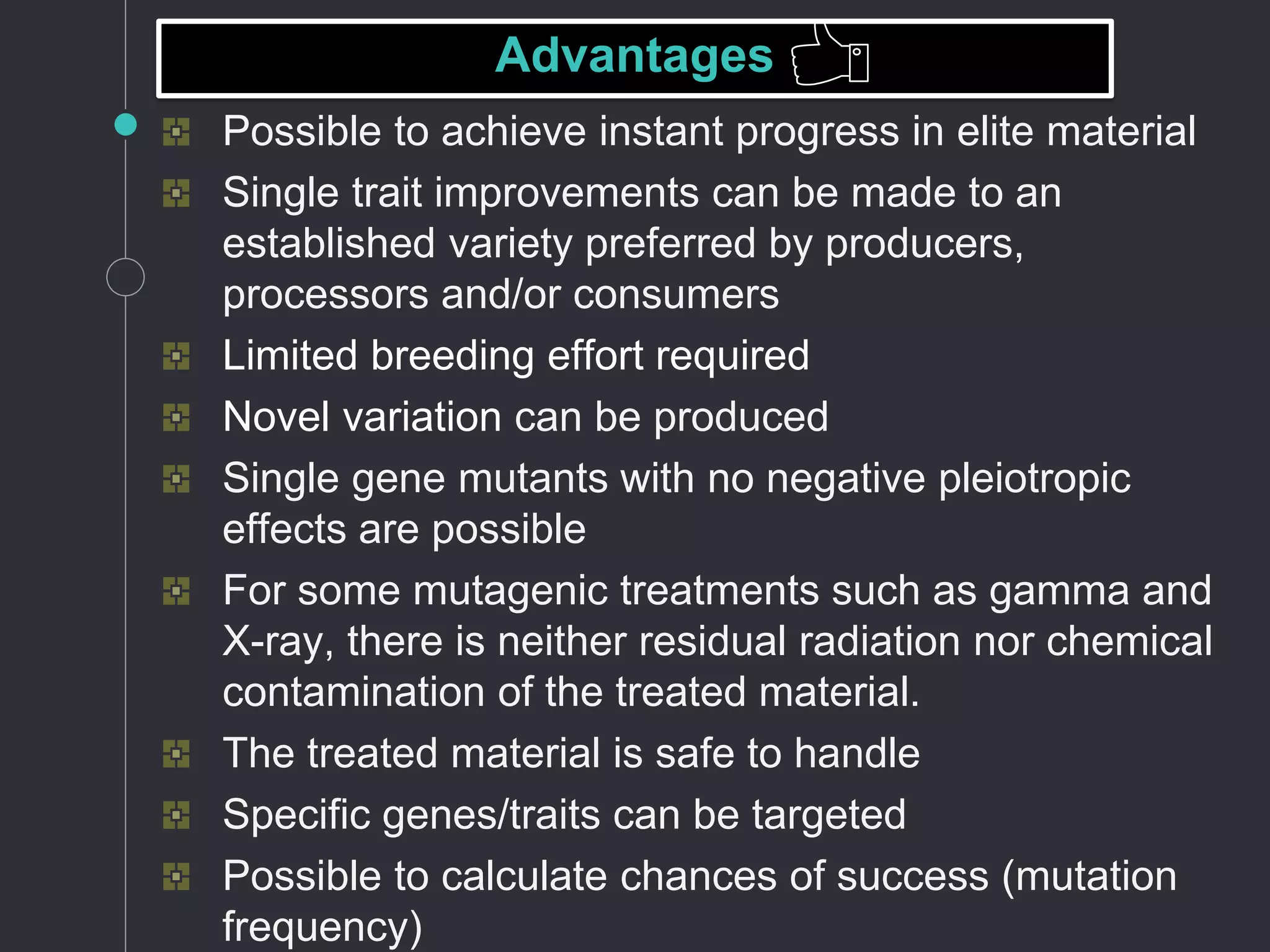 Mutation breeding ppt | PPTX