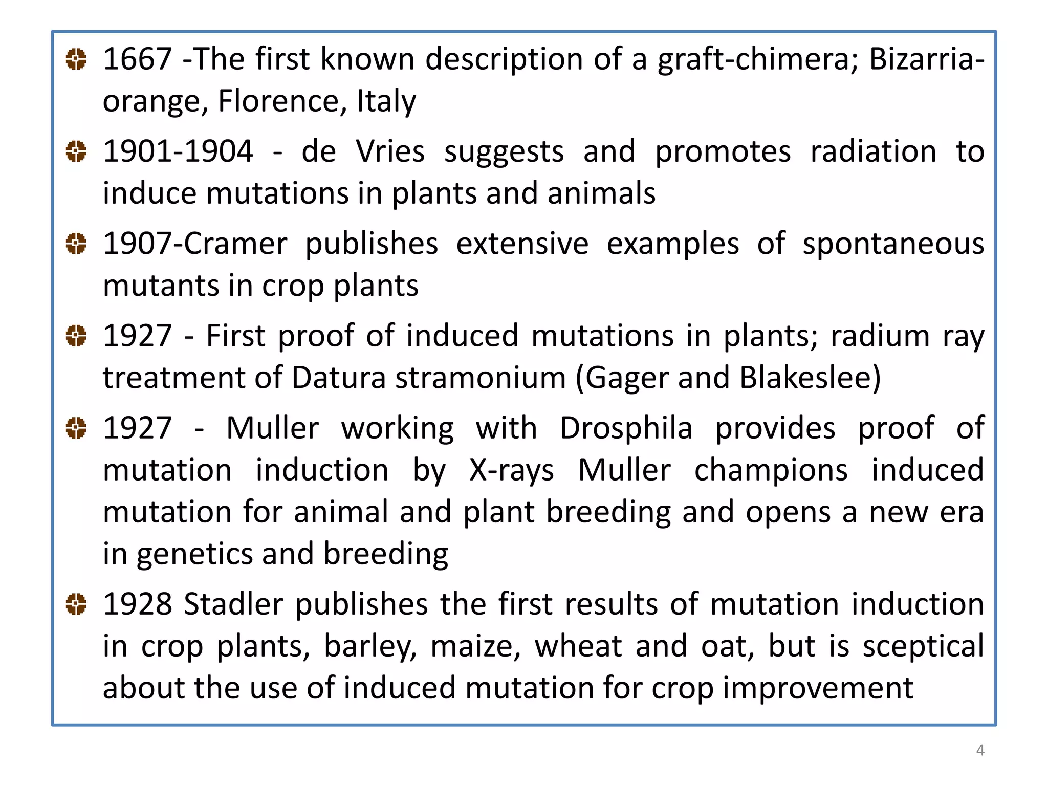 Mutation breeding ppt | PPTX