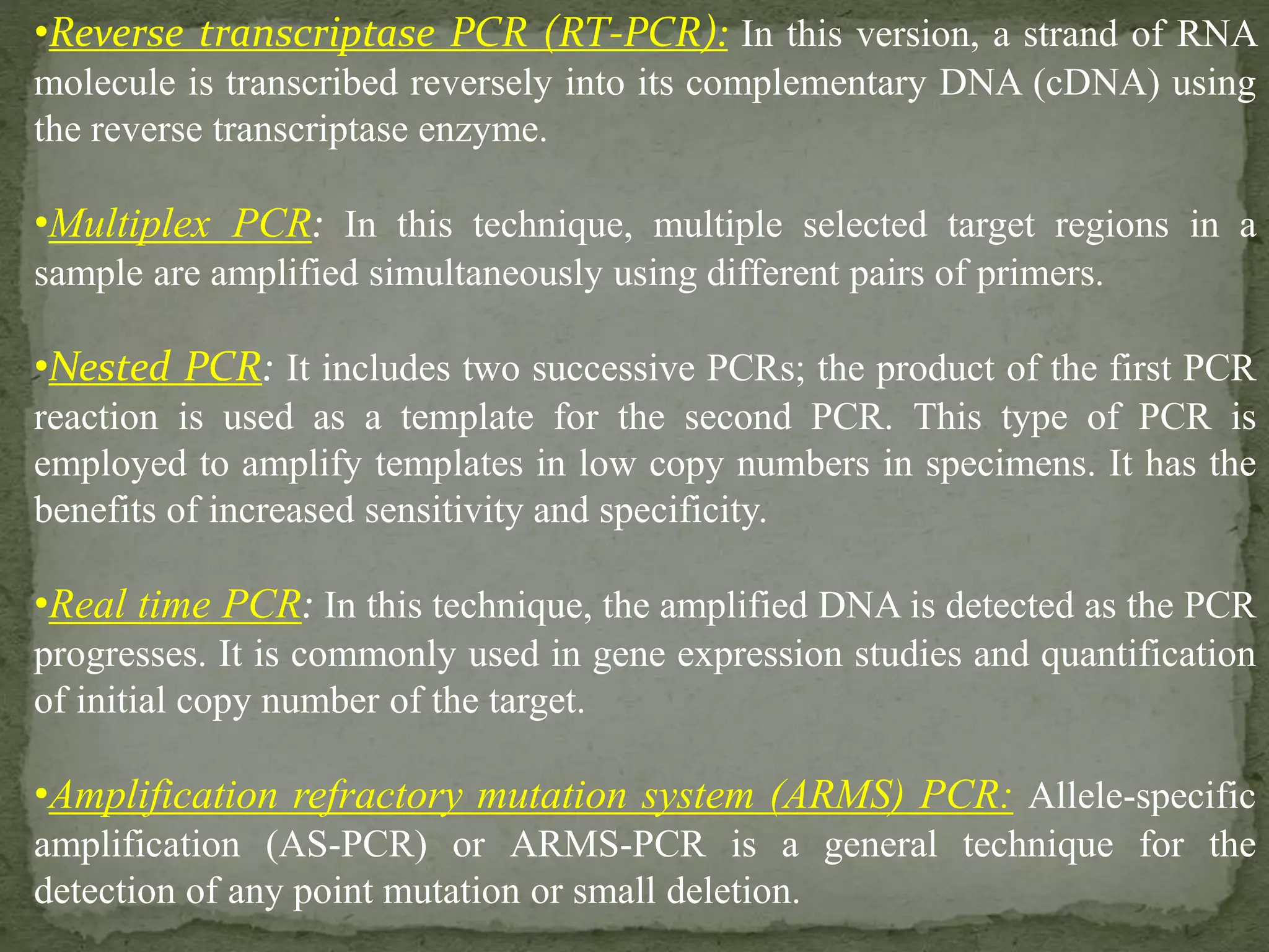 Mutation Detection Methods In Genetic Disorders Pptx