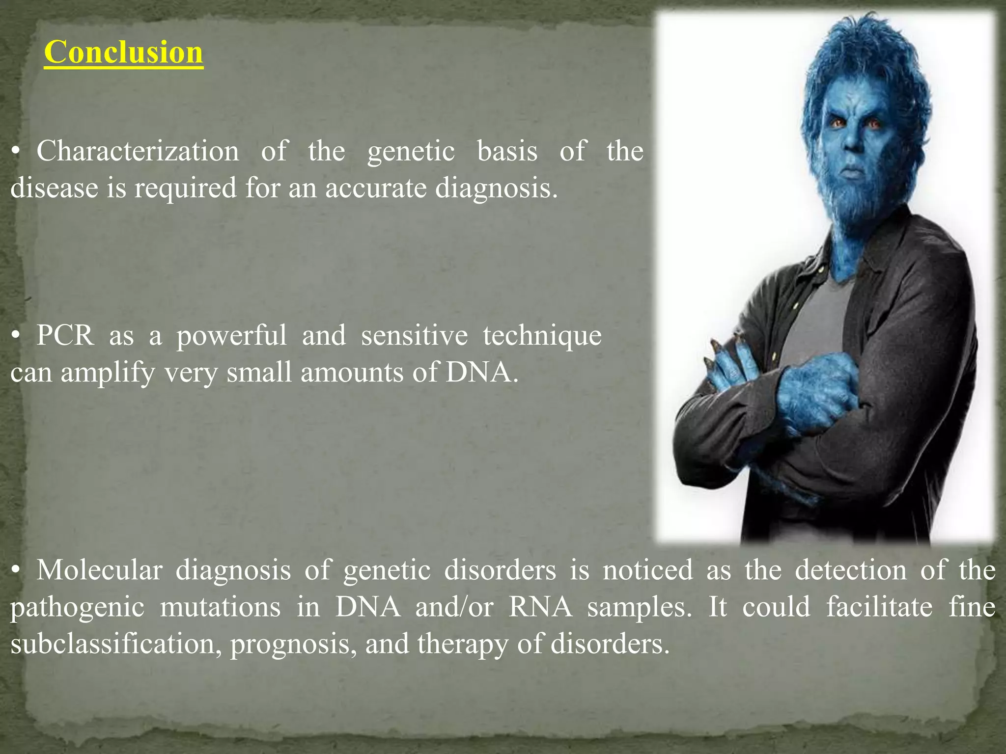 Mutation detection methods in genetic disorders | PPTX