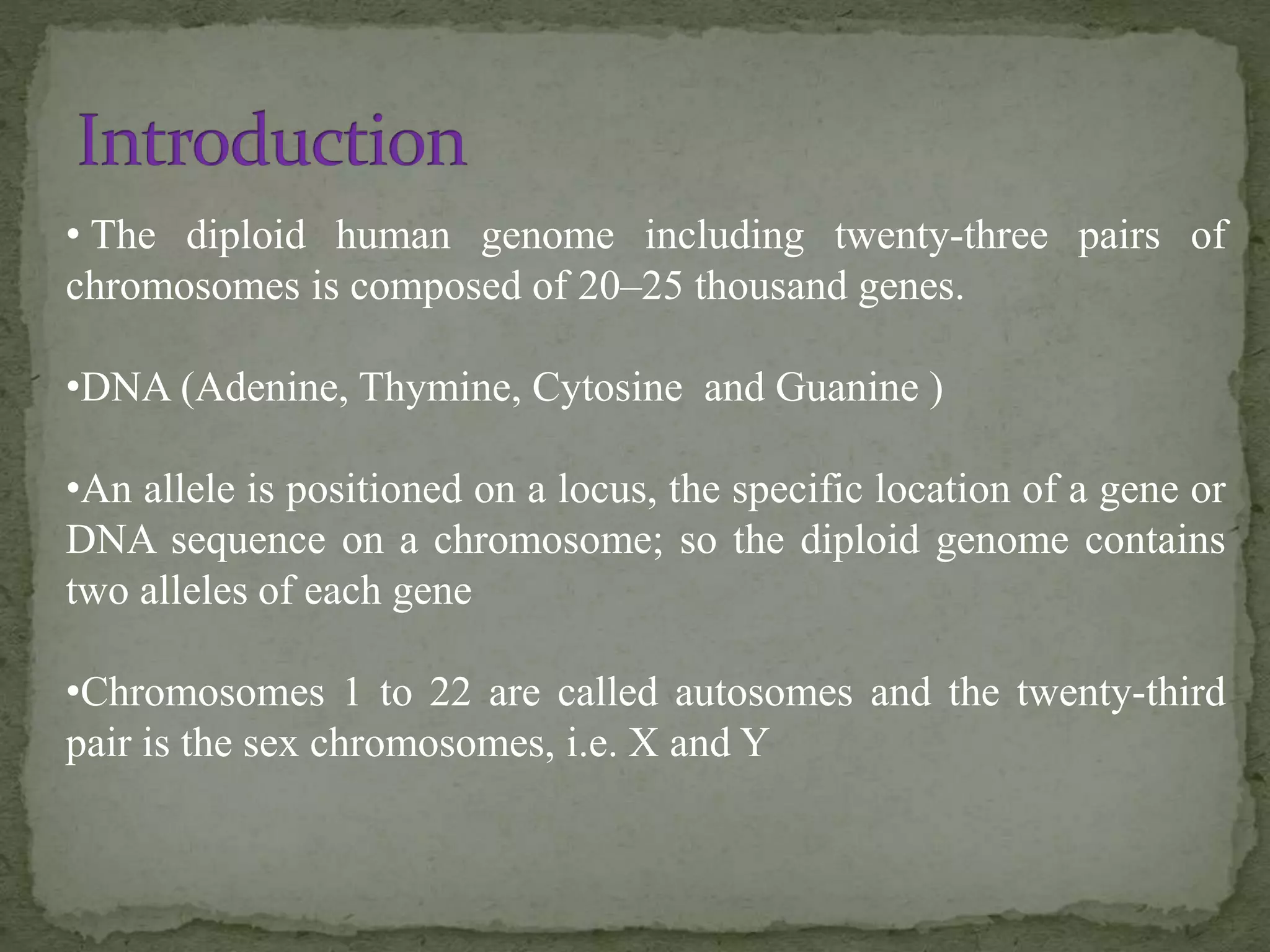 Mutation detection methods in genetic disorders | PPTX