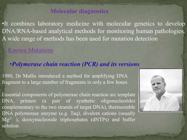Mutation detection methods in genetic disorders | PPTX