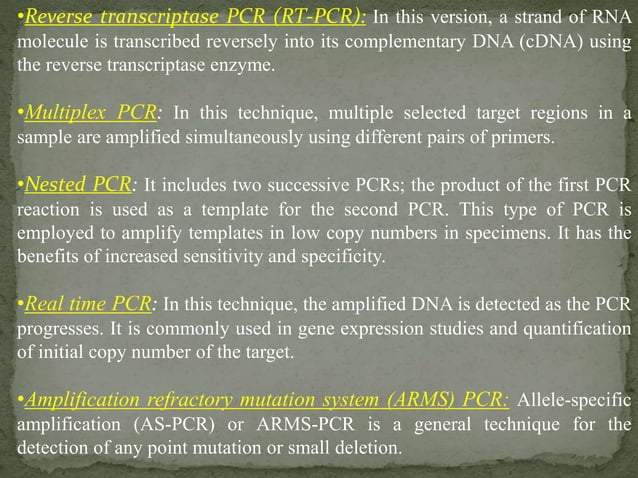 Mutation Detection Methods In Genetic Disorders Ppt
