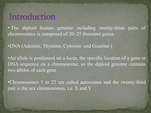 Mutation detection methods in genetic disorders | PPTX