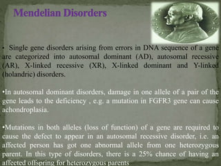 Mutation detection methods in genetic disorders | PPTX