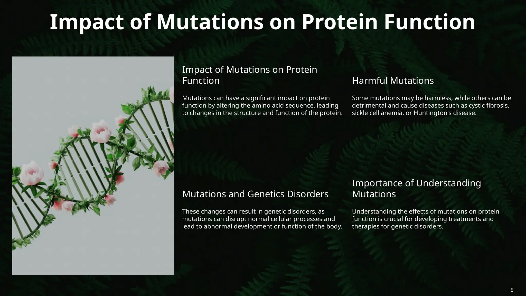 Mutation in genes and types of mutation in genes | PPTX