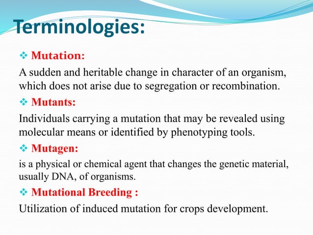 Mutation of plant breeding | PPTX | Gardening | Home & Garden