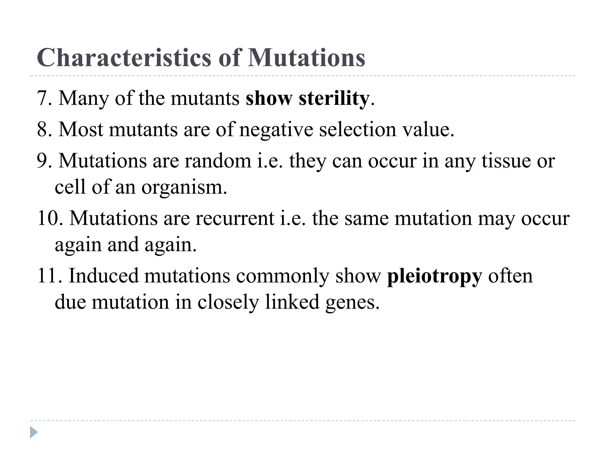 Mutation & its detection | PPTX