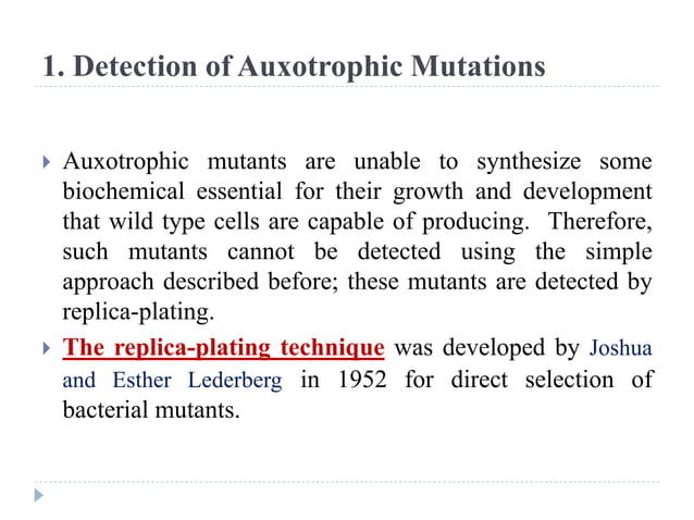 Mutation & its detection | PPTX