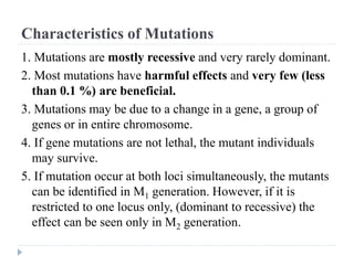 Mutation & its detection | PPTX