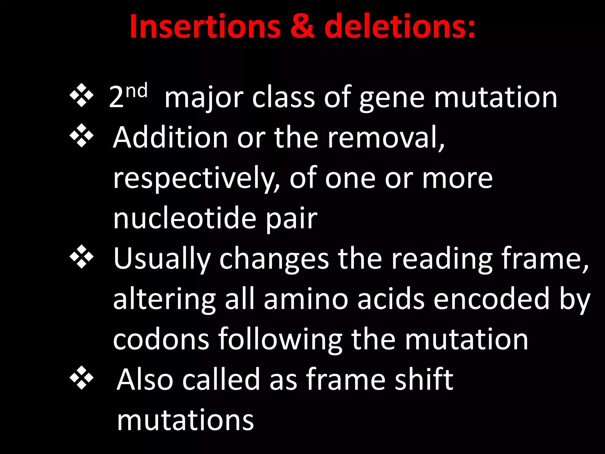 Mutation & its types | PPT