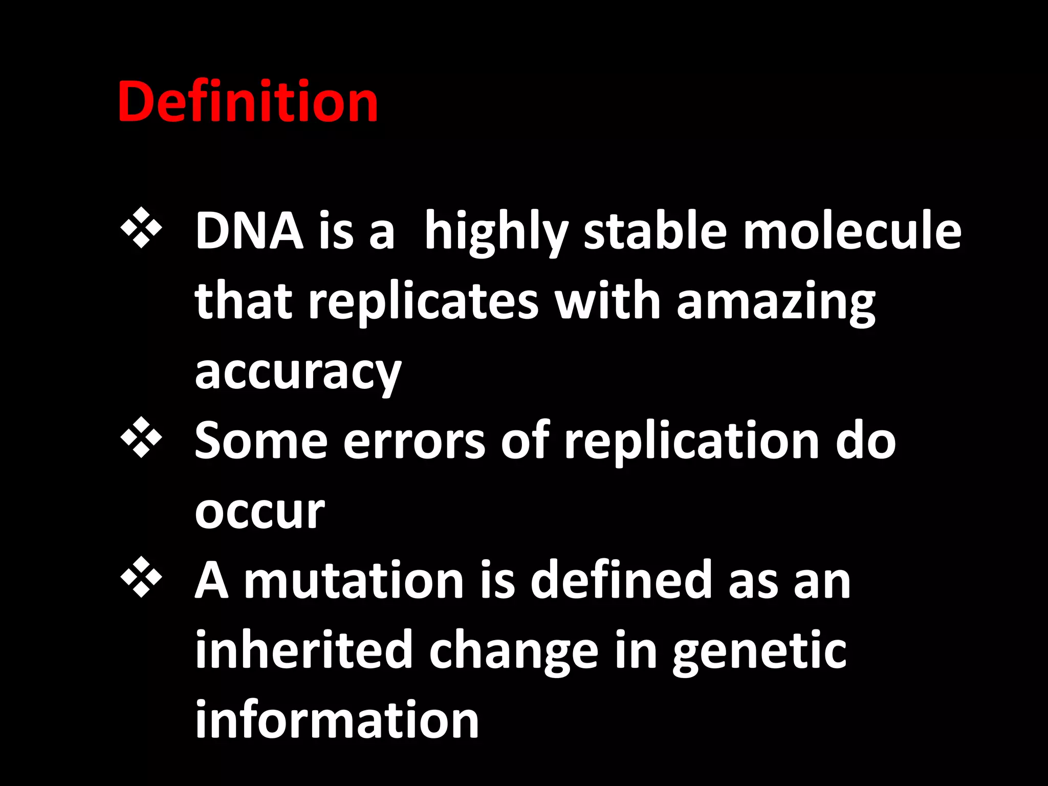 Mutation & its types | PPT