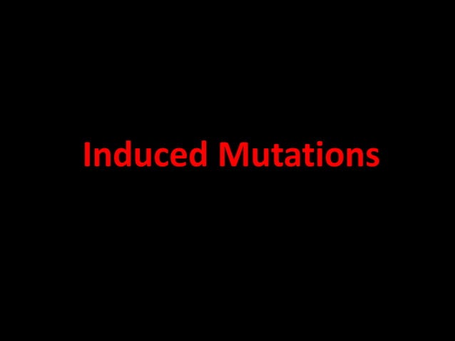 Mutation & its types | PPT | Chemistry | Science