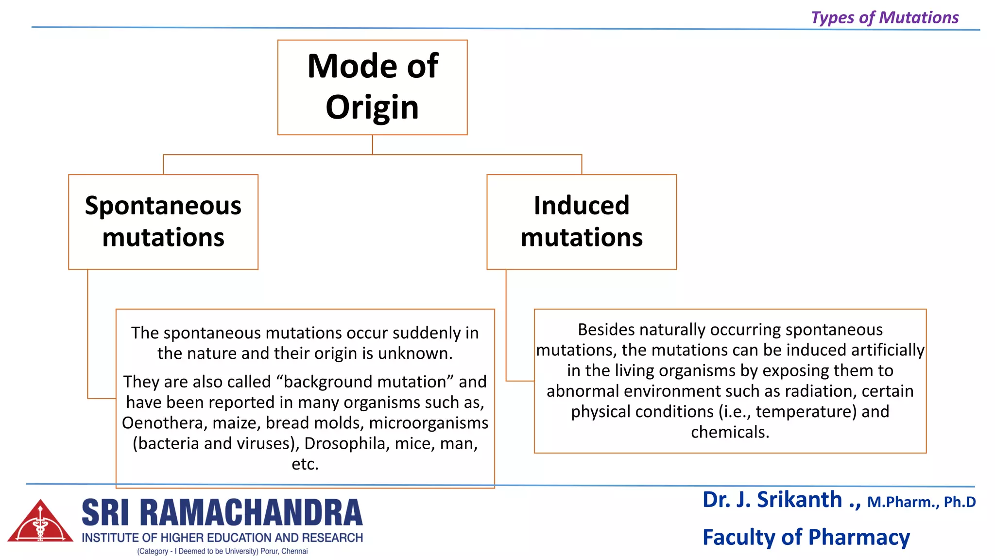 Mutation & its types | PDF